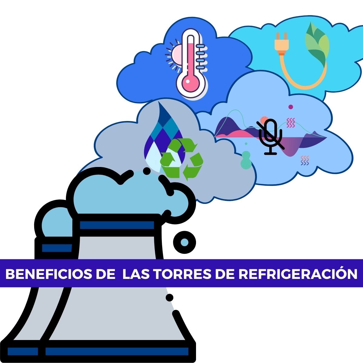 ¿Que es una torre de enfriamiento industrial?